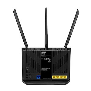 ASUS 4G-AX56 Gigabit Ethernet Dual-Band Wireless Router - Black