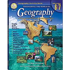 Mark Twain Geography Workbook for Grades 6-7, Western Hemisphere Geography Activity Book, 6th Grade & 7th Grade Geography for Kids, Classroom or ... (Discovering the World of Geography)