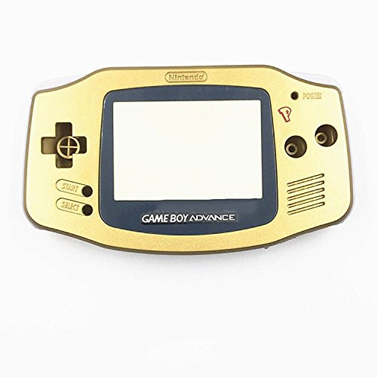 Replacement Housing Shell Case Cover Skin for Gameboy Advance GBA Console Color Gold Plastic