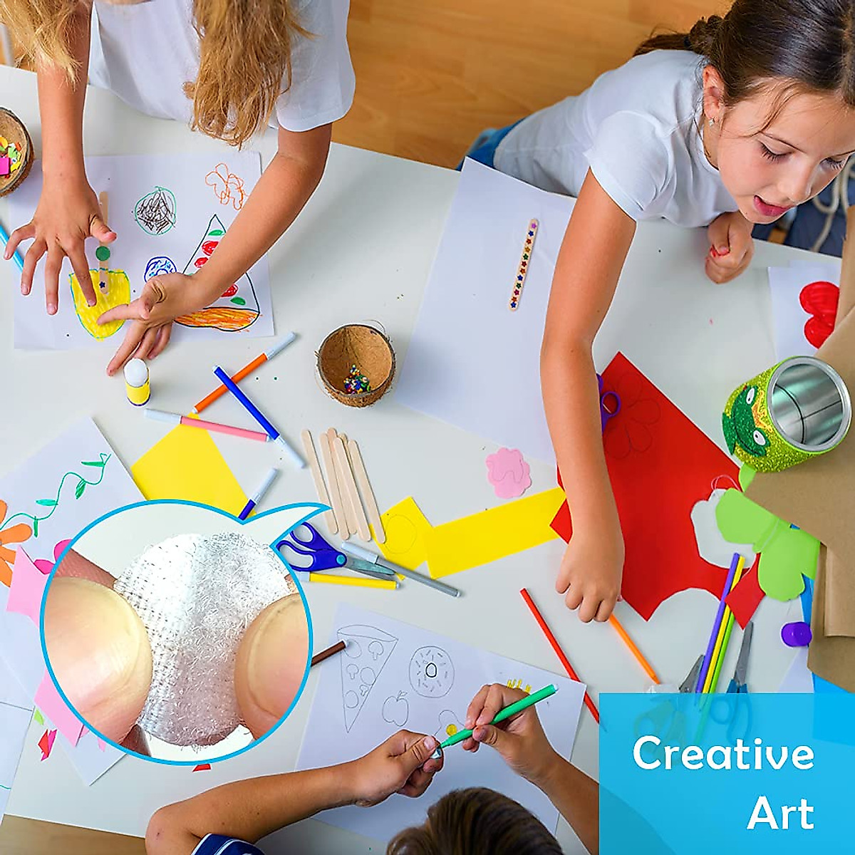 Self Adhesive Dots, 1000Pcs(500 Pair Sets) 0.59 Inch Diameter Strong Self Adhesive Dots for Classroom Nylon Sticky Back Coins Hook Loop Strips, Small Circle Dots Stickers Tapes, White