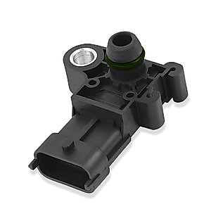 Manifold Absolute Air Pressure Map Sensor, 55573248 Map Manifold Absolute Pressure Sensor Air Intake Switch Compatible with Chevy 09-11 Aveo 07-19 Impala, 08-19 Buick Enclave, 07-13 GMC Sierra 1500