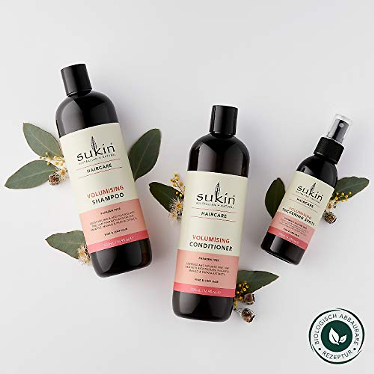 Sukin Volumising Conditioner, Fine and Limp Hair, 16.9 fl oz (500 ml)