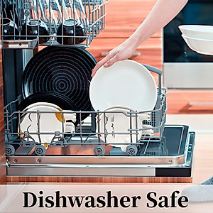 Pumtus 4 Pack Spoon Rest with Lid Holder, 5.5 Inch Cute Cat Ceramic Utensil Rest for Stove Top, Heat Resistant Stable Spatula Rest, Kitchen Accessories for Ladle Pot Lid Chopsticks, Dishwasher Safe