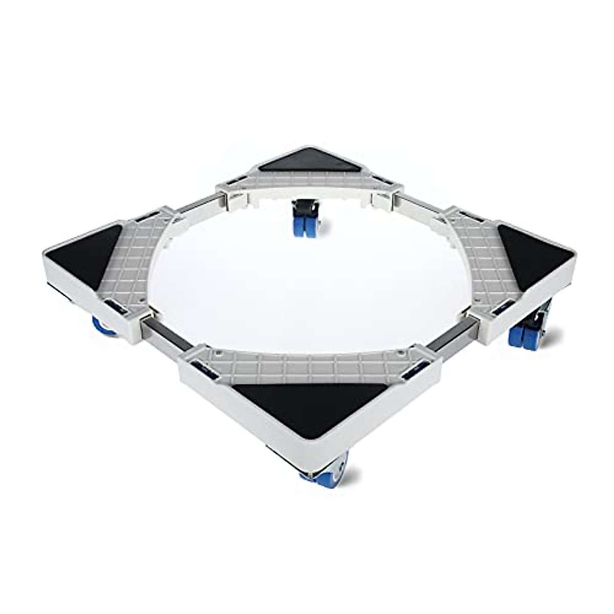 Erfo Multi Functional Movable Stand, Size Adjustable Base, Telescopic Furniture Dolly Roller with 4 Locking Rubber Wheel Caster for Washing Machine, Refrigerator and Dryer