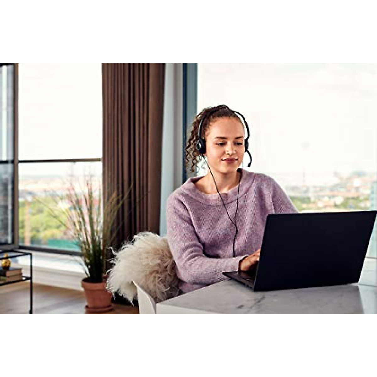 EPOS Sennheiser PC 5 Chat - Headset for Internet Communication, E-Learning and Gaming - Noise Cancelling Microphone, Casual Gaming Lightweight, high Comfort, Minimalistic, Black