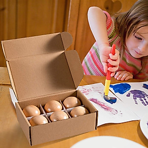 MERRYHEART 1.8 Inch Montessori Wooden Rainbow Balls, Colorful/Pastel/Natural Wooden Ball Toys for Toddler & Baby Grasping, Preschool Learning Material, Educational Counting Toy - 6 Pcs