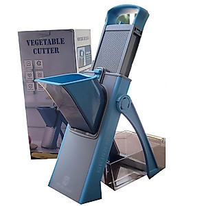 Mandoline Food Chopper,Vegetable slicer Potato Fries Cutter, Kitchen Chopping blue kitchenkraft