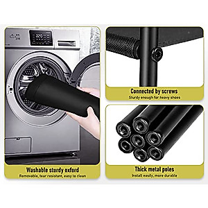 MISSLO 3-Tier Long Shoe Rack for Closet Shoe Organizer for Closet Floor Entryway Storage Stackable Wide Shoe Shelf Stores 24 Pairs of Men Sneakers, Black