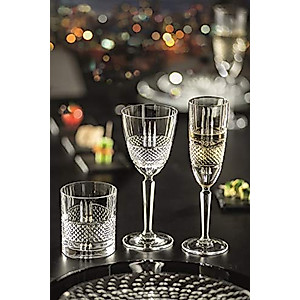 Barski Tumbler Glass - Double Old Fashioned - Set of 6 Glasses - Designed DOF tumblers - For Whiskey - Bourbon - Water - Beverage - Drinking Glasses - 12 oz. - Crystal - Made in Europe