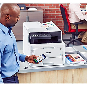 Brother MFC-L3770CDW Color All-in-One Laser Printer with Wireless, Duplex Printing and Scanning (Renewed)