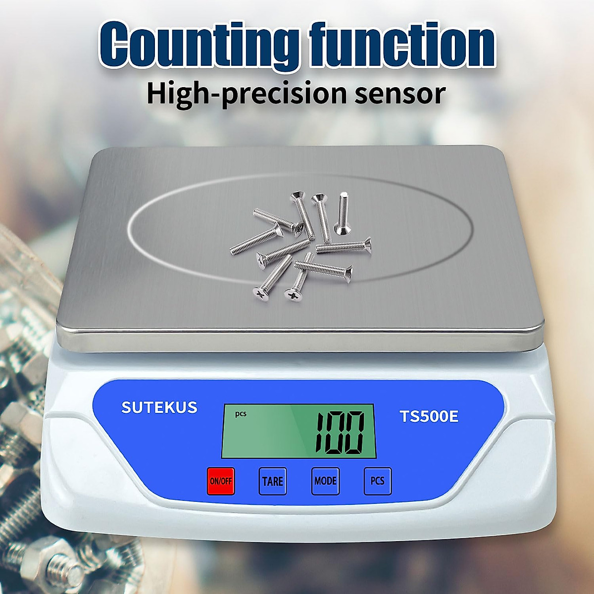 Sutekus 0.04oz to 55lbs Digital Scales Weigh Scale Kitchen Scale Precise Cooking Scale Multifunction Scales for Kitchen Home Postal