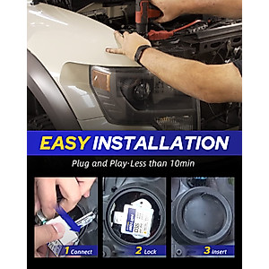 AUTOONE 2024 Upgraded D3S D3R HID Headlight Bulb, 300% Brighter Lightness, 6000K White 66340 42403 42302 35W Xenon Headlight Bulbs, Super Bright D3S HID Bulbs Original Replacement, Easy installation