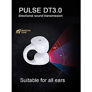 Micool Wireless Ear-Clip Headphones Bone Conduction Bluetooth 5.3, Open Ear Sport Clip on Earring Earbuds, Waterproof and Mini Earphones, HiFi Sound and Long Battery Life