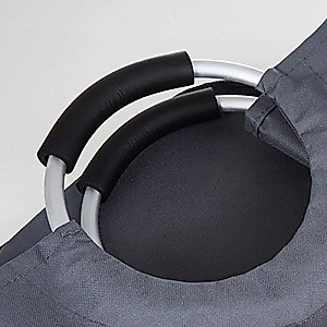 LLARUG 2 Pack Laundry Hamper,Collapsible Fabric Large Laundry Basket,Foldable Dirty Clothes Bag,Handles Waterproof Portable Folding Washing Bin( 82L,Dark Grey)