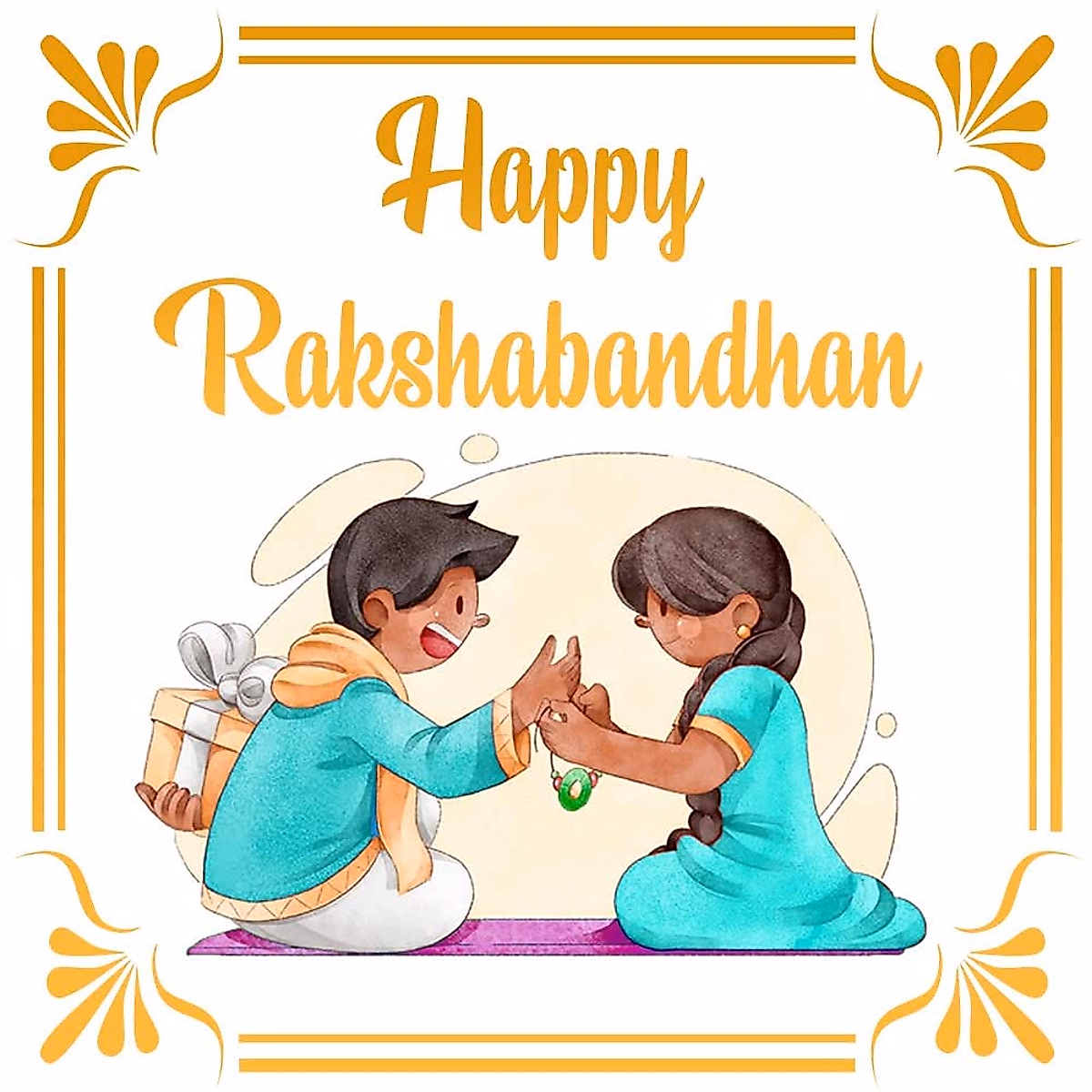 WhopperIndia Set of Two Rakhi, Om Design Rakhi Thread, Raksha bandhan Gift for Your Brother, Color Vary and Multi Design