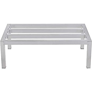 Regal Altair Aluminum Dunnage Rack | Storage in Restaurant, Kitchens and Garages and More! (24" Long x 14" Wide | Height: 8" Off The Floor)
