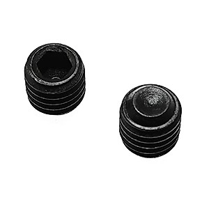 Maxmoral 10pcs Hex Socket Set Screw Cup Point Stainless Steel Headless Hexagon Socket Grub Screw, 1/2-13 x 1/2 Inches