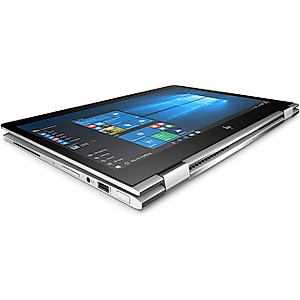 HP 2QU70UT#ABA Elitebook X360 1030 G2 13.3" Flip Design Notebook, Windows, Intel Core I7 2.7 Ghz, 8 GB Ram, 512 GB SSD, Silver