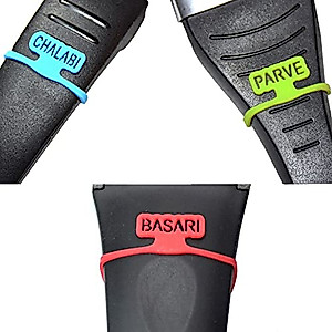 Kosher Kitchen Labels 4 Chalabi Blue, 4 Basari Red, 4 Parve Green. Jewish Home Pantry Tags. Color Coded Tags. Pack of 12 Silicone Labels.