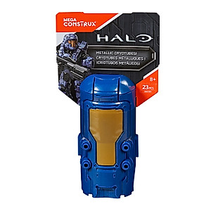 Mega Construx Halo Metallic Blue Cryotube
