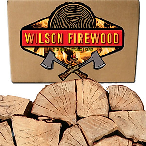 Wilson Maple Split Firewood - Seasoned Natural Kiln Dried Fireplace, Fire Pit, Bonfire Logs (Regular)