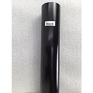 Jenacor Closet Rod Cover Rod Cover Rod Covers Plastic Tubing Rod Protective Cover Rod Cover Sleeve | Black Plastic Closet Rod Cover 1-1/4 inch Diameter x 59 inches Long 2-Pack Made in USA