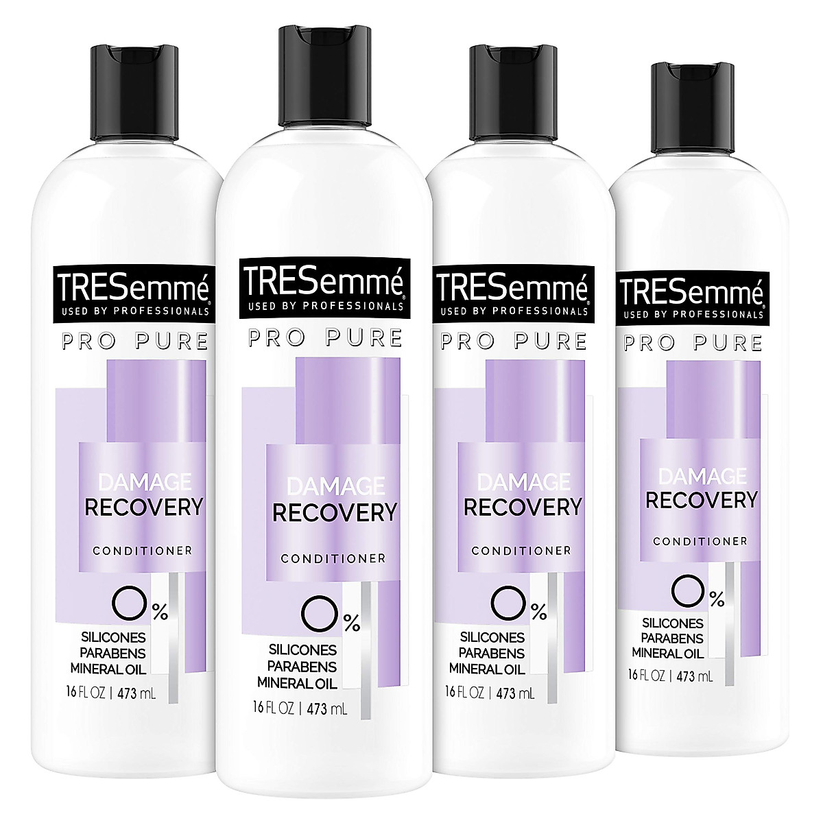 TRESemmé Conditioner Conditioner for Damaged Hair Damage Recovery Silicone Free Conditioner 16 oz 4 Count