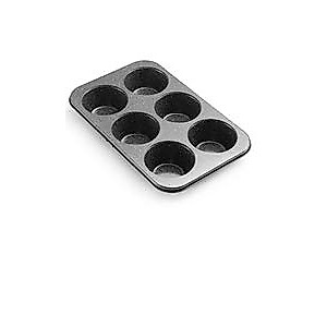 Monfish Jumbo Muffin Pan extra large cupcake tin Carbon Steel Mosaic finish non Stick Coating Muffin Tin 3.5dia x1.77 inch cup