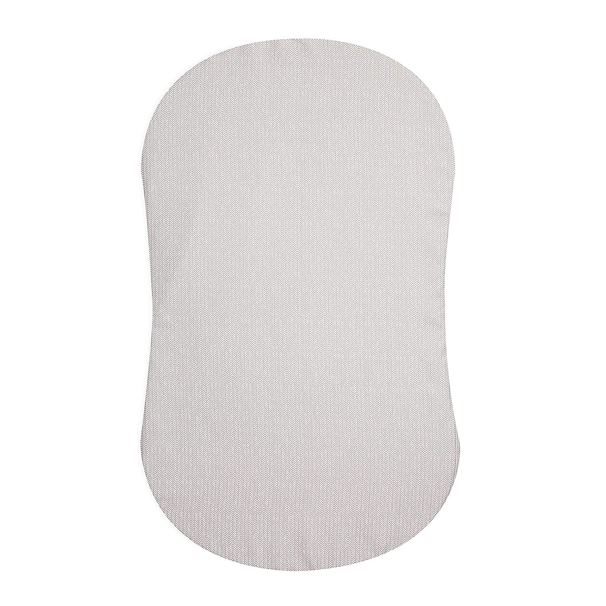 HALO DreamWeave Breathable Mesh BassiNest Mattress Replacement Pad BassiNest Fitted Sheet Herringbone, Bundle