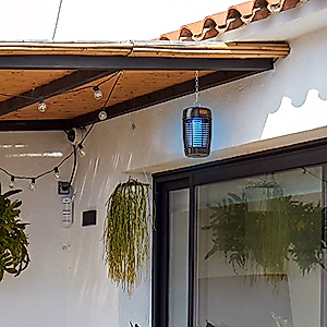 BLACK+DECKER Bug Zapper- Mosquito Repellent Outdoor & Fly Traps for Indoors- Mosquito Killer & Fly Zapper - Gnat & Moth Traps for Home, Deck, Garden, Patio & More