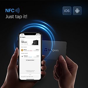 TANGEM Wallet Pack of 3 - Secure Crypto Wallet - Trusted Cold Storage for Bitcoin, Ethereum, NFT's & More Coins - 100% Offline Hardware Wallet