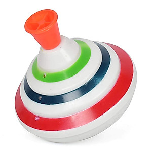 STOBOK Spinning Top Toy with LED and Music Peg-top Hand Spinner Gyro Toy Gift for Kids
