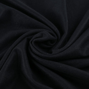 Anboor Super Soft Cashmere Blanket Scarf with Tassel Solid, Black, Size Large