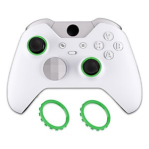 eXtremeRate Replacement Accent Rings for Xbox Elite Series 2 Core | for Elite Series 2 | for Xbox One Elite | for eXtremeRate ASR Version Shell for Xbox Series X/S Controller - Green