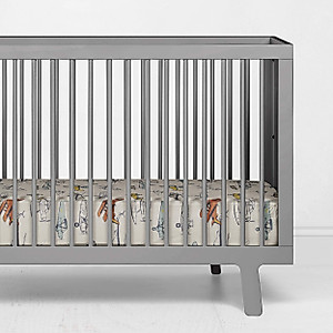 Glenna Jean Crib Sheet, Flying High, Beige, Standard