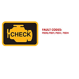 Pair Intake & Exhaust Camshaft Position Actuator Solenoid Valve Kit for Chevy Captiva Cobalt Equinox HHR Impala Malibu GMC Terrain Pontiac G5 Saturn Vue Buick Regal 2.0 2.2 2.4L 12655420 12655421