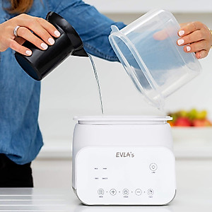 EVLA’S Baby Bottle Warmer, Multi-Function Feeding Bottle Warmer, Fast and Accurate Breastmilk and Formula Milk Warmer with Timer, Defrost, Keep Warm, Baby Food Jar Heating Functions, White