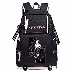 TPSTBAY Anime Travel Backpack Unisex Travel Bagpack Oxford Bookbag Cartoon Laptop Backpack with USB Port (5)