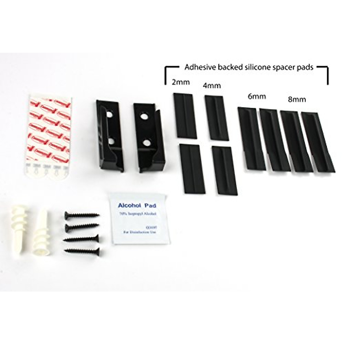 Dockem Koala Wall Mount 2.0 for iPhones, Samsungs & Most Phones: Damage-Free Universal Dock for iPhone 12, Pro, Pro Max, Mini; 11, Pro, Pro Max; SE 2, XS, Max, XR, X, 8, 8+, Galaxy S21s & More [Black]