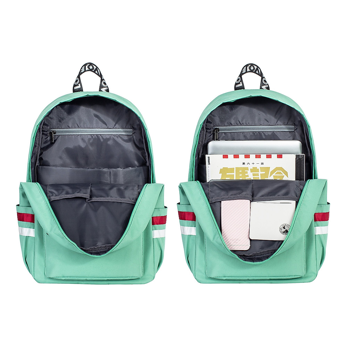 Leaper Laptop Backpack Girls Travel Bag School Backpack Daypack 15.6-Inch Red