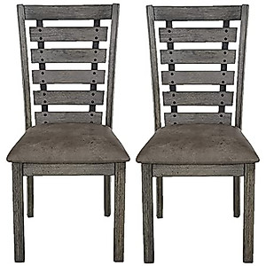 Progressive Furniture Fiji Dining Chairs (2/Ctn), Gray