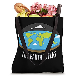The Earth Is Flat I Flat Earth Planet Astrology Science Tote Bag