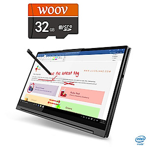 Lenovo Yoga C940 15.6" FHD IPS 500nits Touch 2-in-1 Laptop, i7-9750H, Webcam, Backlit Keyboard, WiFi 6, Thunderbolt 3, GTX 1650 Max-Q, Windows 10, 12GB RAM, 1024GB PCIe SSD, Pen, Woov 32GB SD