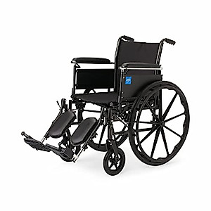 Wheelchair, Full-Length, Height Adjustable, Swing Back and Removable