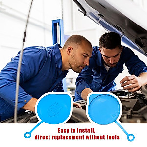 Kewucn Windshield Washer Fluid Reservoir Cap, Windshield Wiper Fluid Cap Replacement, Auto Tank Liquid Bottle Washer Fluid Cap, OEM 38513-SB​​0-9613 76802-SN7-G05 Vehicle Accessories