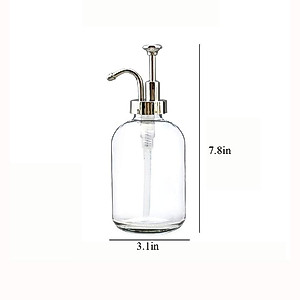 Soap Dispenser Hand Soap Dispenser Household Foam Bottle Hand Soap Bottle Large Capacity Lotion Hand Soap Bottle Sub-Bottling Cleanser Bottle（500ml） Manual Soap Dispenser Soap Dispenser with Pump