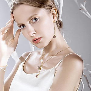 BENECREAT 6pcs Real 18K Gold Plated Pomegranate Cubic Zirconia Charm Brass Pendant with Red Zirconia Pomegranate Seeds for Bracelet Necklace Jewelry Making, 10.5x10x7mm