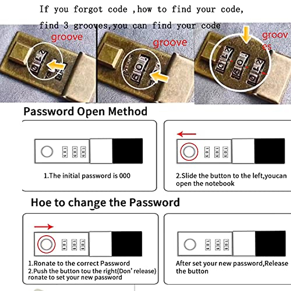 Adorezyp Journal with Lock Galaxy for Boys and Girls 240 pages with Greeting Gift card, Waterproof PU Leather Diary with Lock 5.5 x 8.1 Inch Refillable Notebook with Combination Lock, Secret Password Journal for Teen/Women Gift