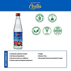 Cortas - Rose Flower Water, 17 Fl Oz (500ml), Large