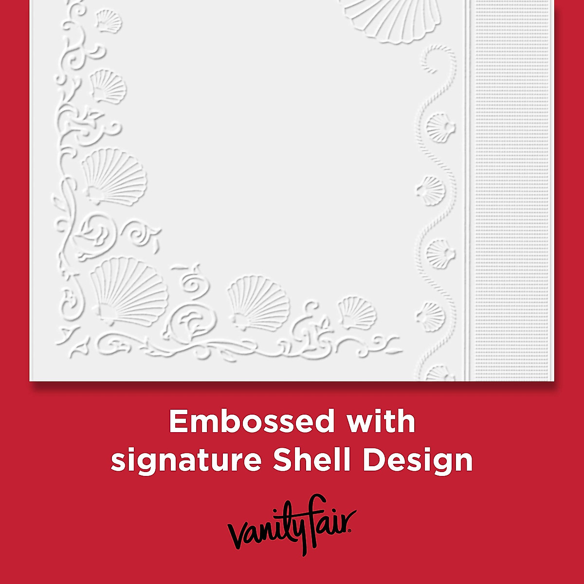 Vanity Fair Everyday Napkins, 200 Count (Pack of 1) (Packaging Design May Vary)